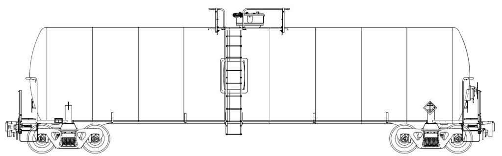 25,800-Gallon VCM Pressure Tank Car | DOT-112 Hazmat Railcar | Greenbrier