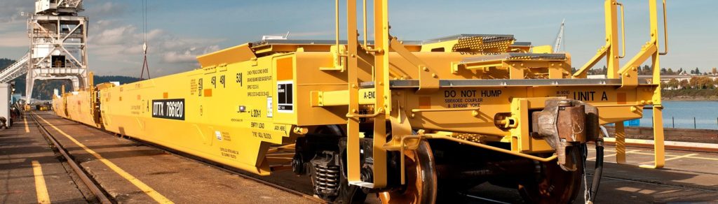 MAXI-STACK® IV Railcar | 3-Unit Articulated Double Stack Car | Greenbrier