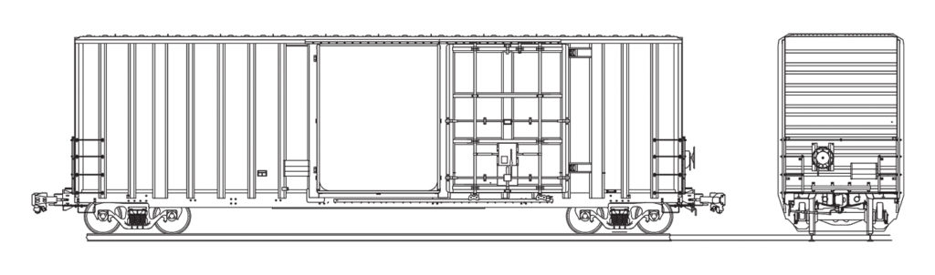50’ Plate F Boxcar | High-Cube Freight Railcar | Greenbrier