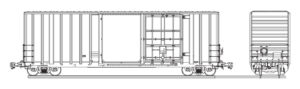 50’ Plate F Boxcar | High-Cube Freight Railcar | Greenbrier