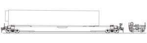 53’ All-Purpose Double Stack Railcar | Intermodal Container Car ...