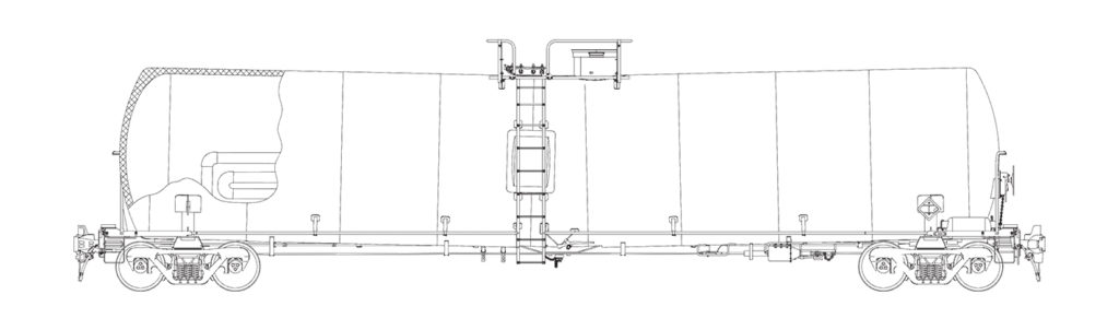 29,000-Gallon General Service Tank Car | DOT-117 Railcar | Greenbrier