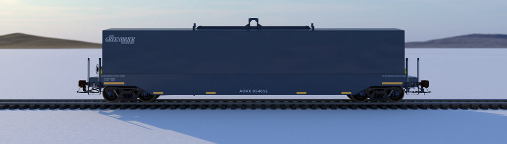 10-Trough Transverse Coil Gondola Railcar | Steel Coil Transport